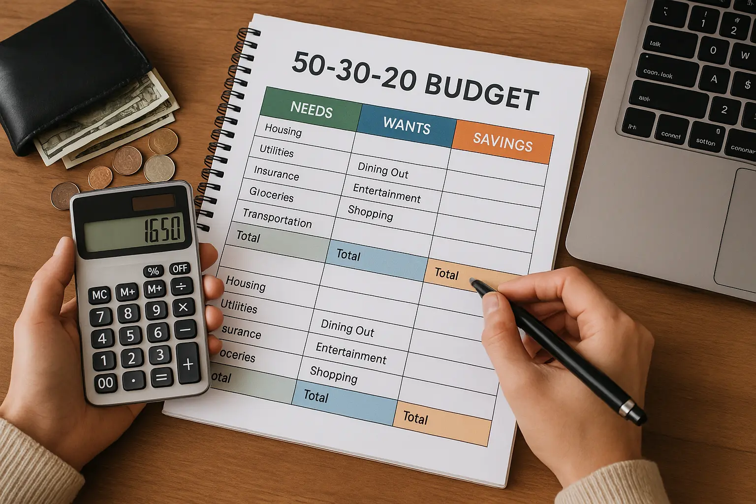 Método 50/30/20: Planilha de Controle Financeiro Pessoal